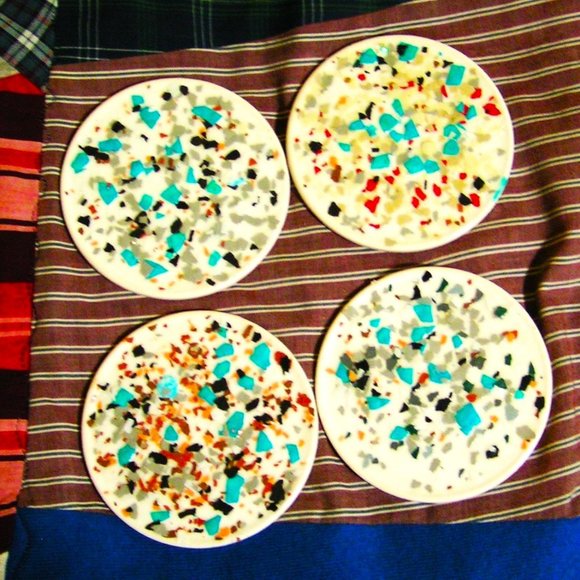 Hand Crafted | Kitchen | Terrazzo Coasters From England | Poshmark